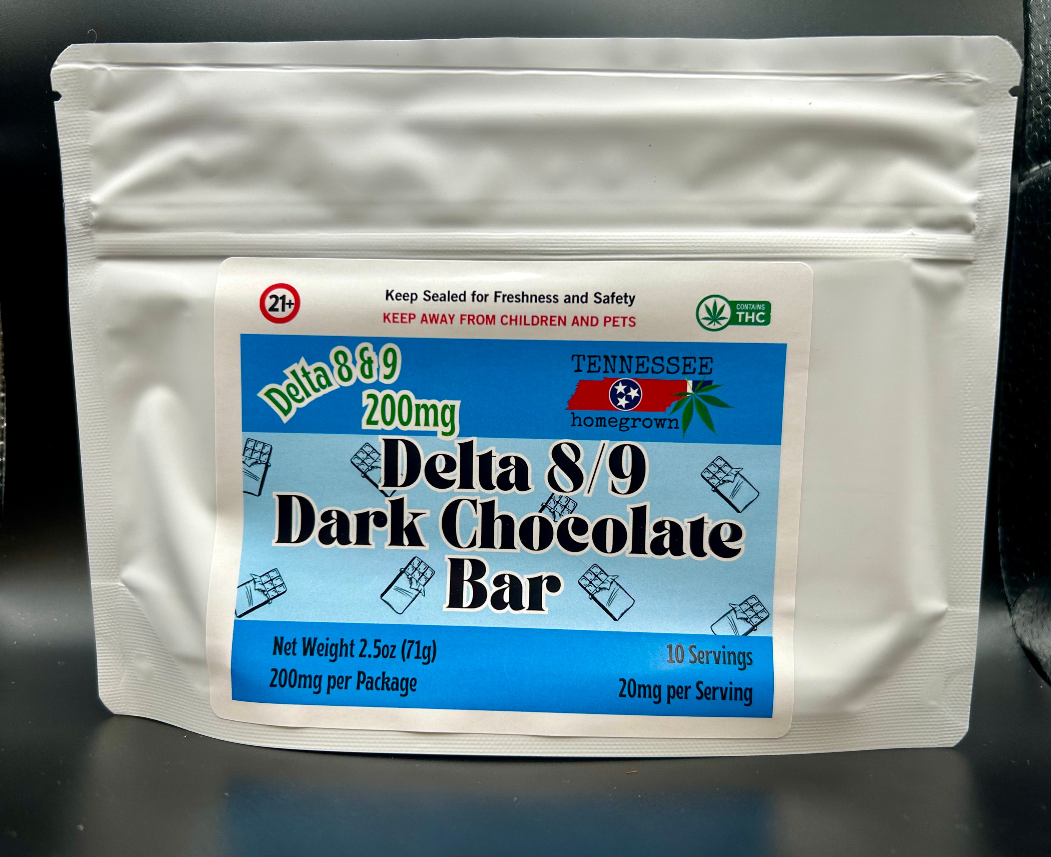 delta 8 chocolate bar | TN Homegrown CBD