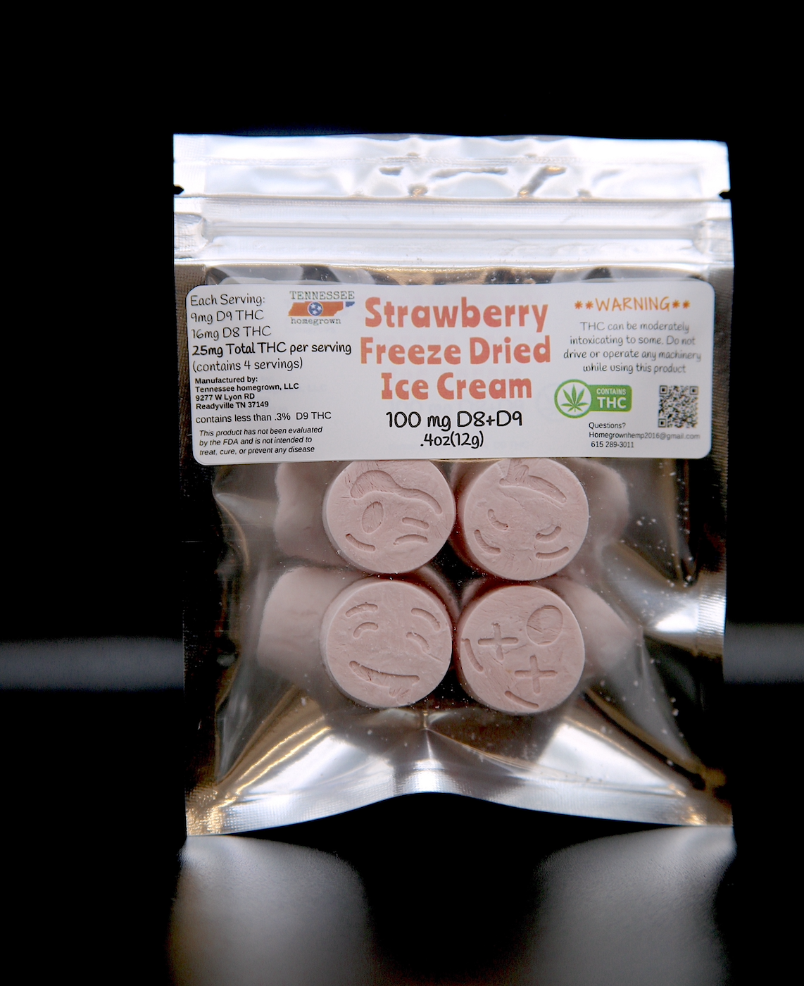 D8 &D9 Freeze Dried Ice cream | TN Homegrown CBD